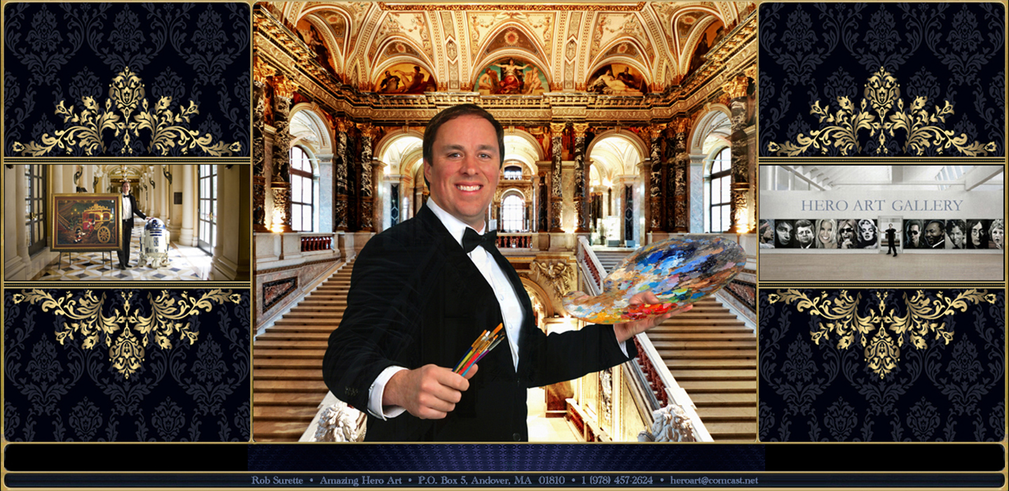 ROB SURETTE and his AMAZING HERO ART!