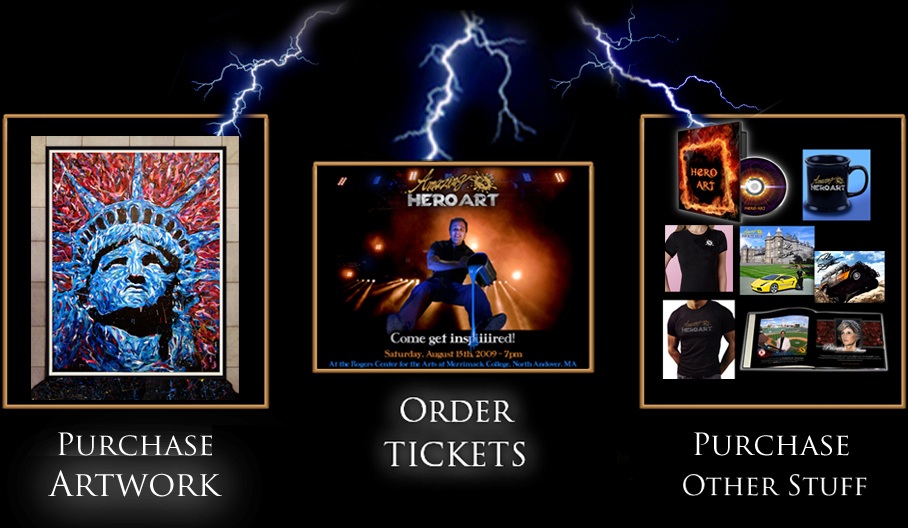 Rob Surette and his Amazing Hero Art Store